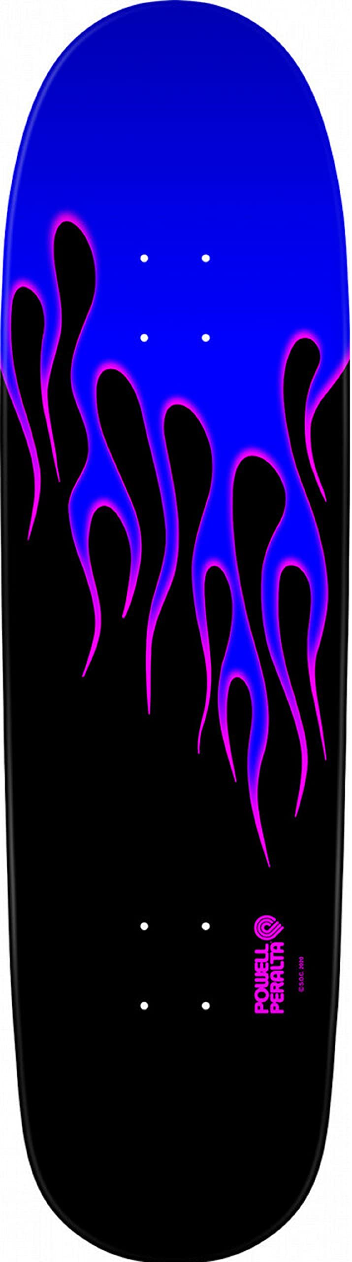Mua Powell Peralta NITRO Hot Rod Flames Skateboard Deck Blue/Black - 9. ...