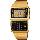 Amazon.com: Casio #DBC611G-1D Men's Gold Tone 25 Memory Calculator ...