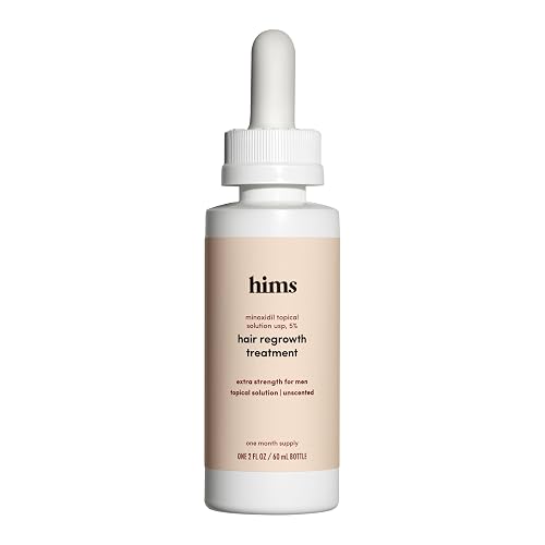 hims Topical Minoxidil Solution, 5% - Extra Strength Hair Growth ...