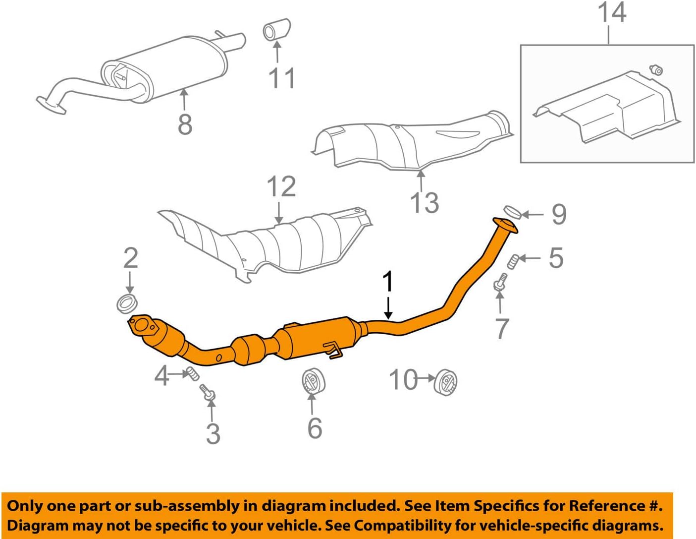 Amazon.com: Genuine Toyota (17410-0T240) Exhaust Pipe Assembly: Automotive