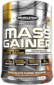 Amazon.com: MuscleTech Pro Series Mass Gainer, Chocolate, 5.15 Lbs, 5 ...
