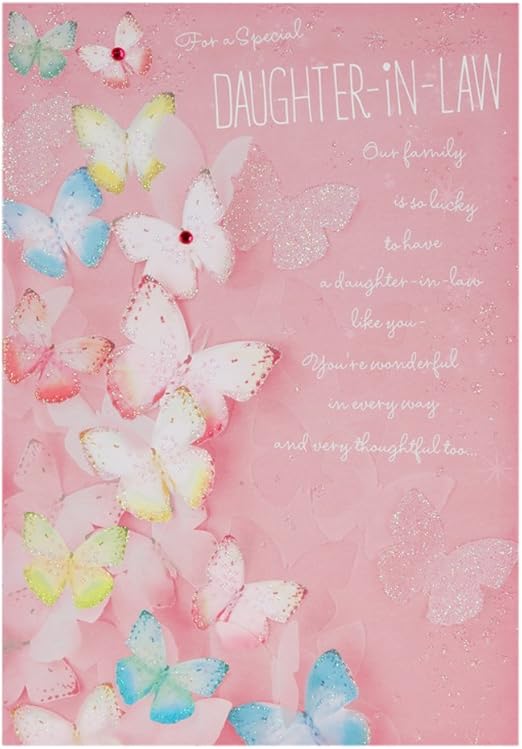 Amazon Hallmark Birthday Card For Daughter In Law Lots Of Love 