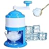 VYOFLA Manual Hand Crank Operated Ice Crusher, Ice Crusher Shaver and ...
