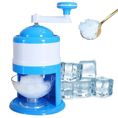 VYOFLA Manual Hand Crank Operated Ice Crusher, Ice Crusher Shaver and ...