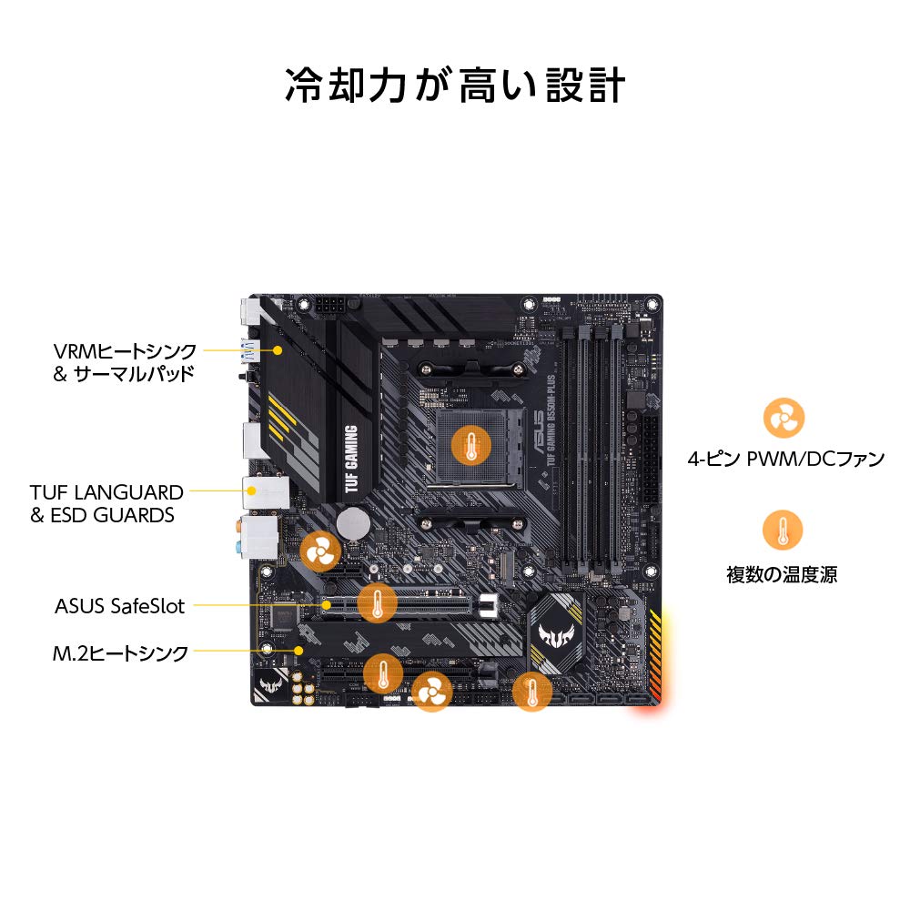 Mua ASUS TUF GAMING B550M-PLUS AMD Ryzen 5000 Series AM4 Compatible ...