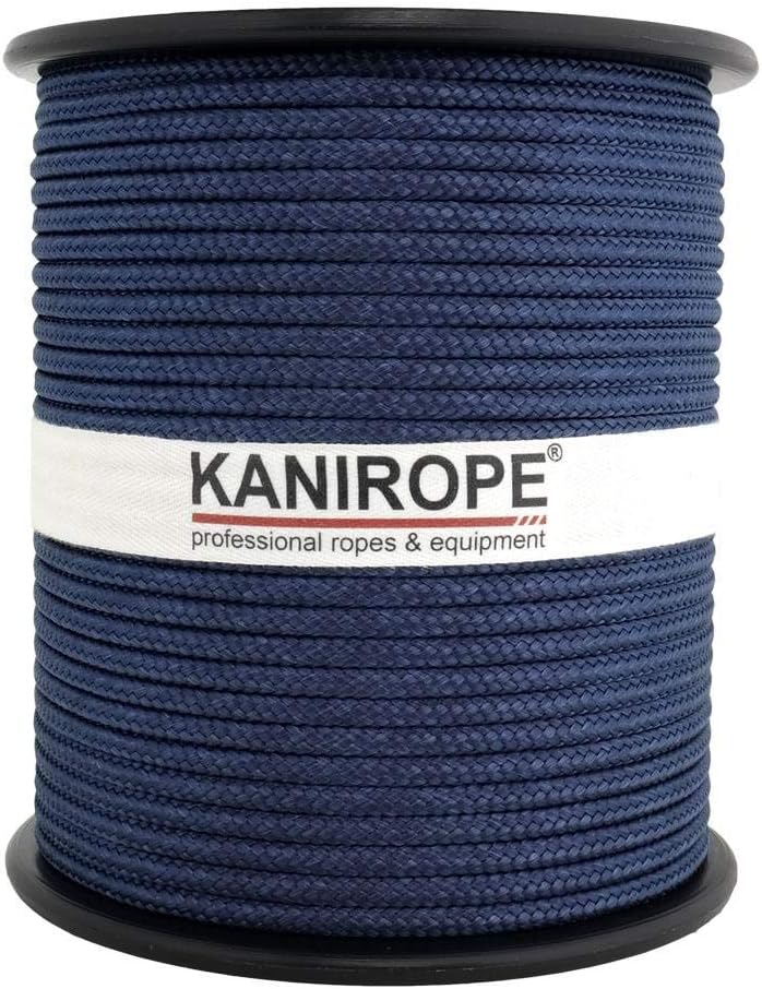 Kanirope® Corde Cordage PP Polypropylène MULTIBRAID 3mm 100m Bleu ...