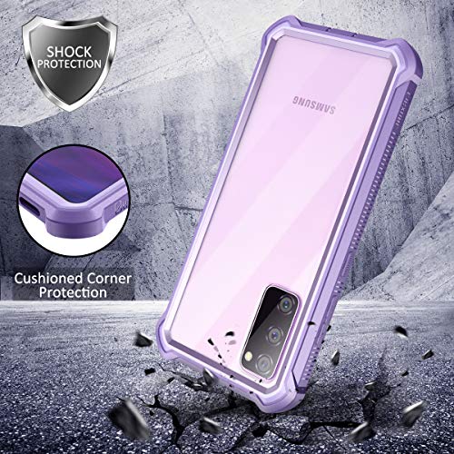 Dexnor Compatible with Samsung Galaxy S20 FE Case with Screen Protector Clear 360 Full Body ...