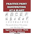 Amazon.com: Arrow Guided Dnealian Print Handwriting at a Slant: Slanted ...