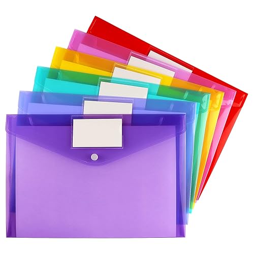 Colored Plastic Envelopes Pastel Plastic Envelopes For School! 📁