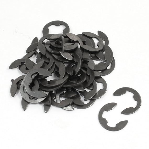 Buy Generic 50 Pcs Black Metal 8mm Shaft Rod Lock E-Clip Clamp Online ...