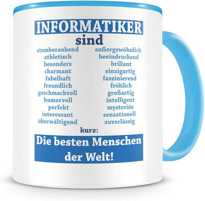 Amazon.de: Samunshi® Informatiker sind Tasse Beruf Geschenk Kaffeetasse ...