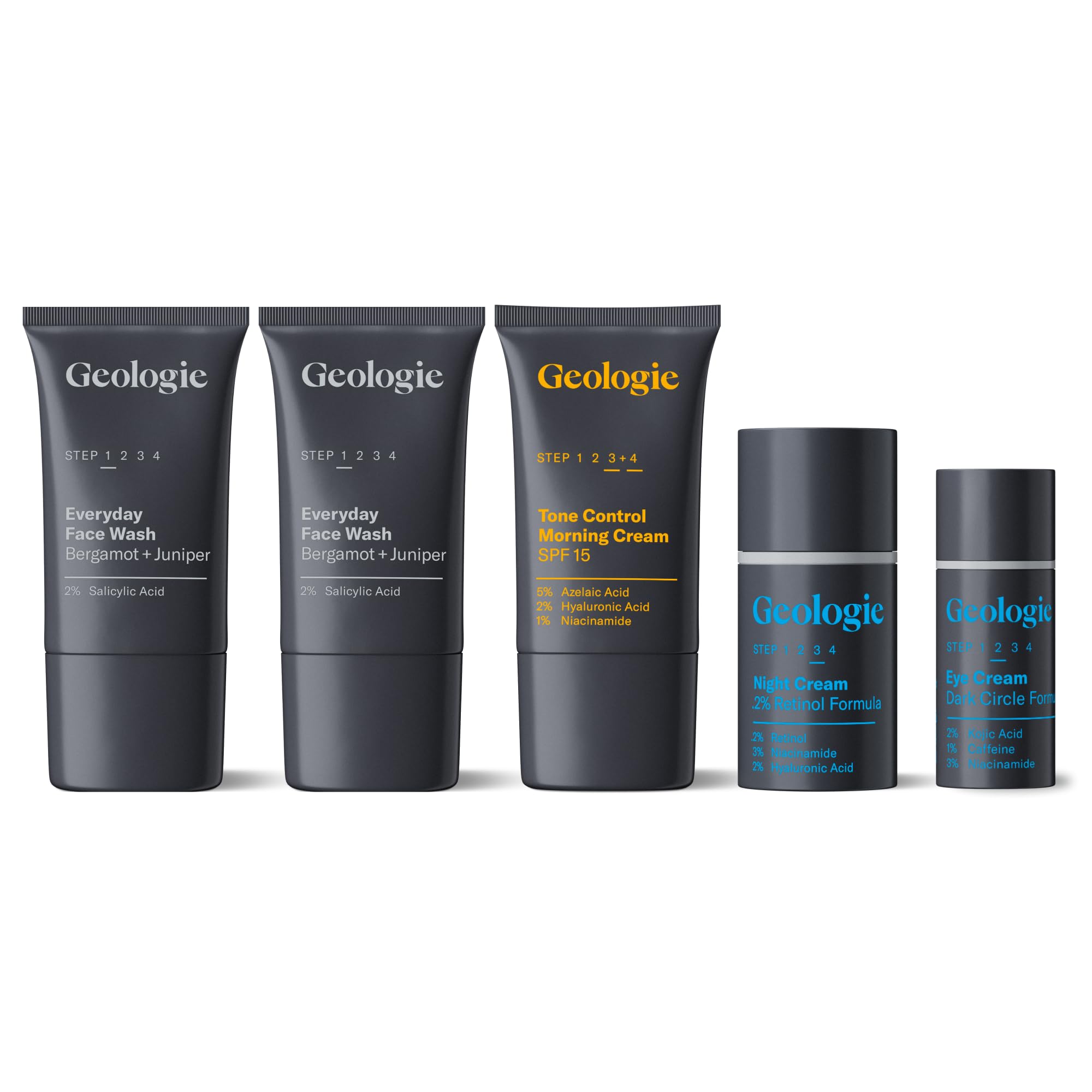 Mua Geologie Complete Skincare Set | 30-Day 5-Piece Supply | Acne, Oil ...