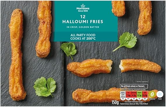 Morrisons Halloumi Fries, 150 g (Frozen): Amazon.co.uk: Grocery