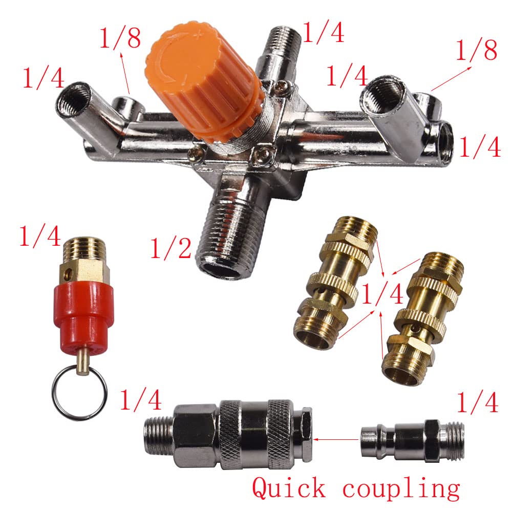 Mua FBANG Pressure Switch Manifold Regulator with pressure gauges，Air ...