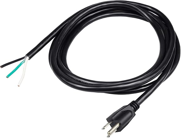 Pinfox 10ft 14 Gauge 3 Prong Heavy Duty Replacement Power Supply Cord ...