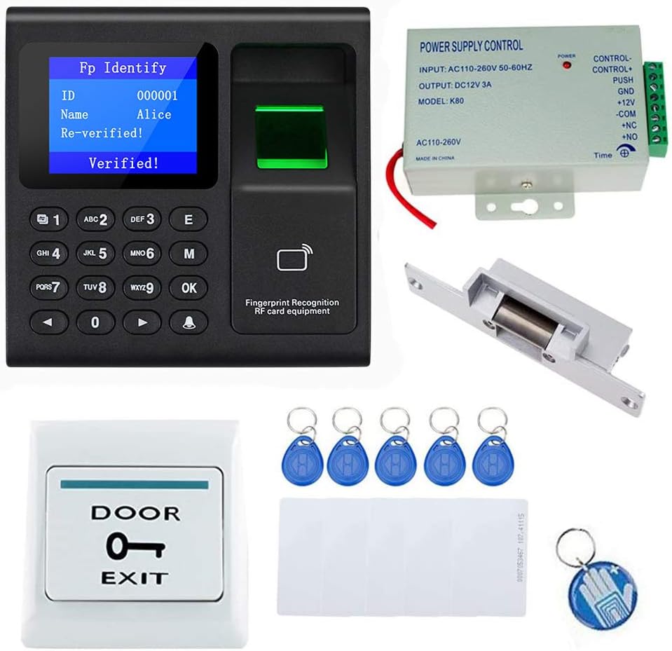 OBO HANDS Fail Secure Lock Full ser Door Access Control System Kit With ...