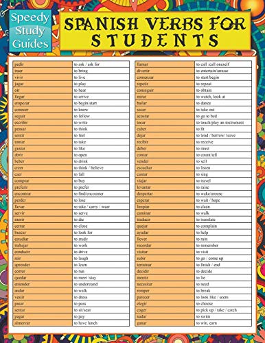 Spanish Verbs For Students (Speedy Study Guide): Publishing LLC, Speedy ...