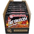 Amazon.com: Maruchan Yakisoba Fire Spicy Beef Flavor, 3.99 Ounce (Pack ...