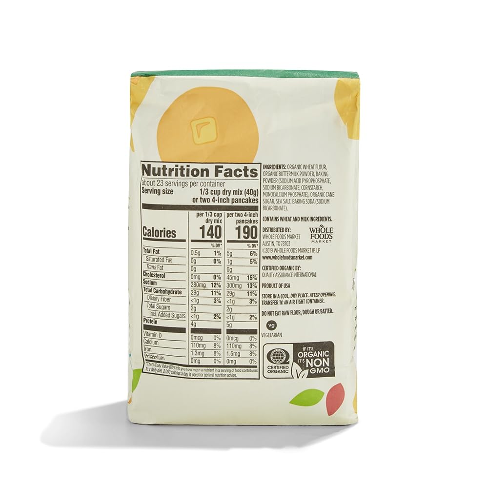 Mua 365 by Whole Foods Market, Organic Buttermilk Pancake & Waffle Mix ...