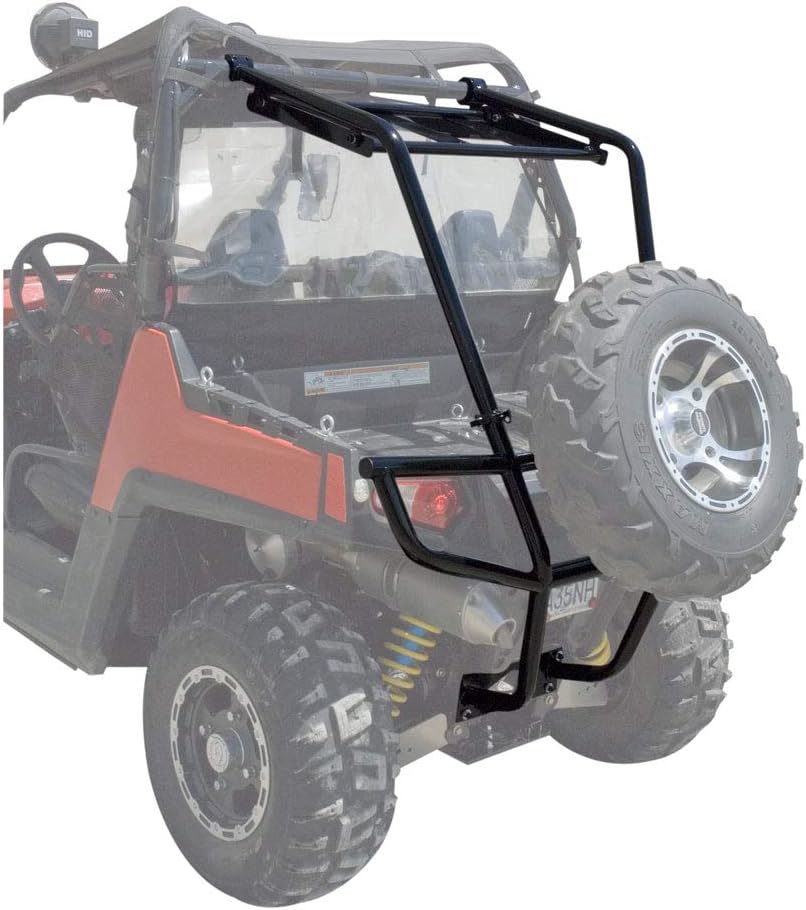 Amazon.com: Tusk UTV Rear Bumper, Cargo Rack, and Spare Tire Carrier ...
