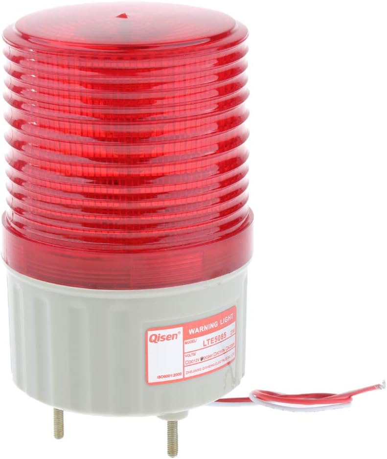 24V Flashing Strobe Beacon Emergency LED Warning Light Lamp 3Color ...