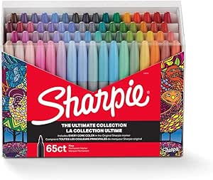 Sharpie Permanent Markers Ultimate Collection, Fine Point, Assorted ...