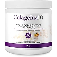Amazon.com: Colageina 10 Hydrolyzed Collagen Powder with Vitamin C ...