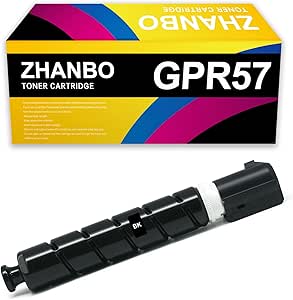 Amazon.com: ZHANBO Remanfactured GPR-57 GPR57 Black Toner Cartridge ...