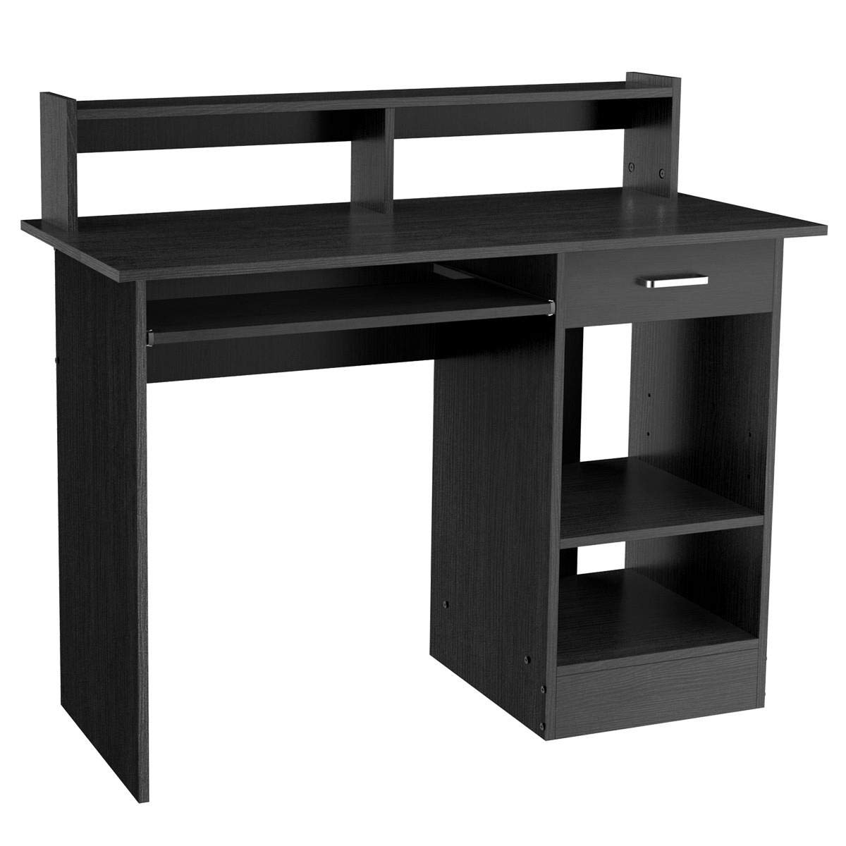 Yaheetech Home Office Wood Computer Desk With Drawers Hutch With Pull yaheetech-home-office-wood-computer-desk-with-drawers-hutch-with-pull