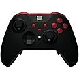 Amazon.com: eXtremeRate Scarlet Red Replacement Buttons for Xbox One ...