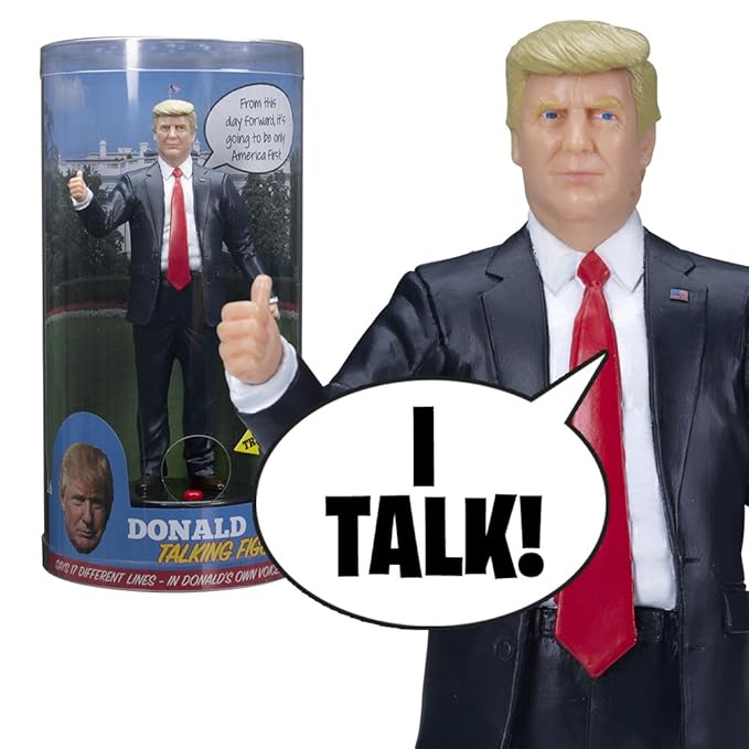 Amazon.com: Donald Trump Talking Figure, Says 17 Different Audio Lines ...
