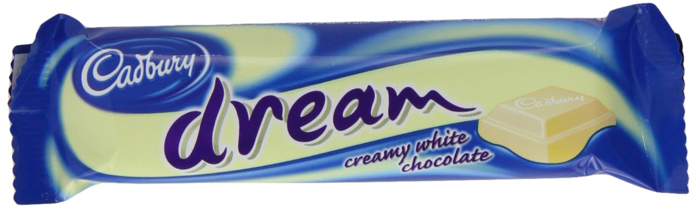 Cadbury Dream Creamy White Chocolate Single Bar (Pack of 24): Amazon.co ...