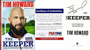 Tim Howard Signed - Autographed THE KEEPER Hardcover Book with ...