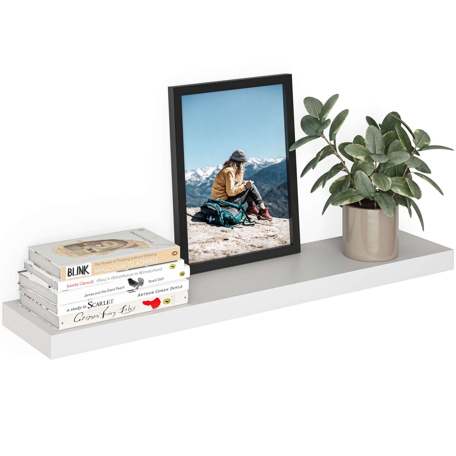 **FACTORY SEALED** Ballucci Floating Shelf, 36" Wood Wall Shelf with ...