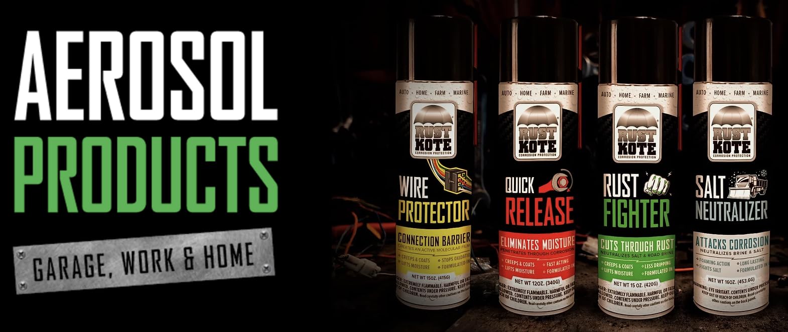 RustKote - Rust Fighter, 15oz, Corrosion Protection, Salt Neutralizer ...