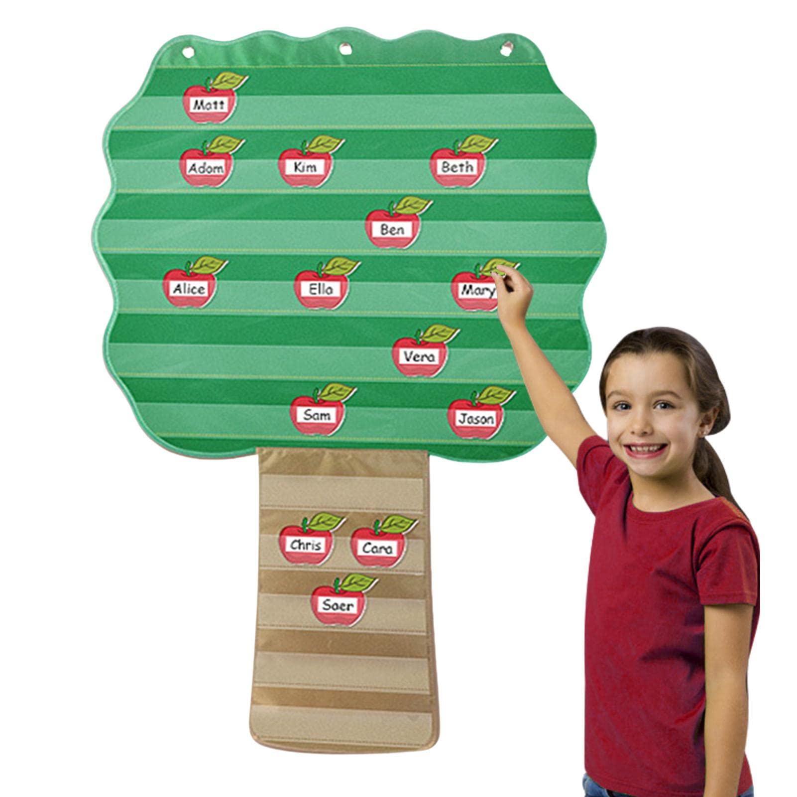 Mua Tree Pocket Chart, Visual Schedule for Kids, Toddler Schedule ...