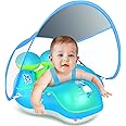 Amazon.com: LAYCOL Baby Pool Float with UPF50+ Sun Protection Canopy ...