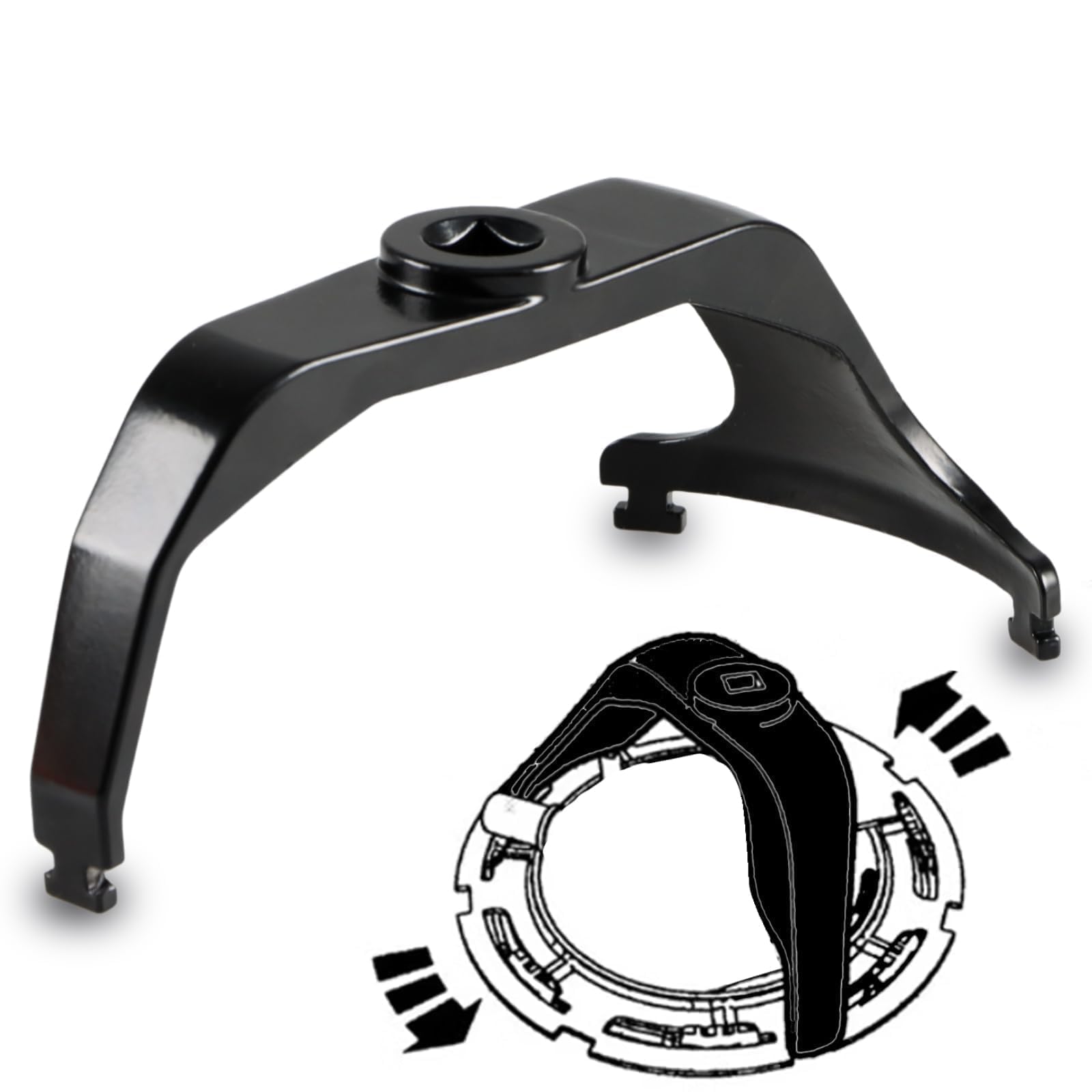 KPALAG 1/2’’ Drive Fuel Tank Lock Ring Tool Fuel Pump Senders Removal ...