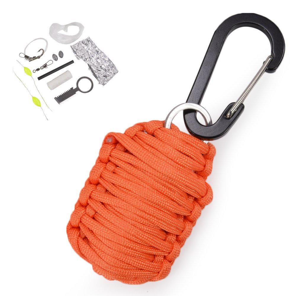 Mua parako-doki-horuda- Grenade Shaped Survival Kit Carabiner Orange ...