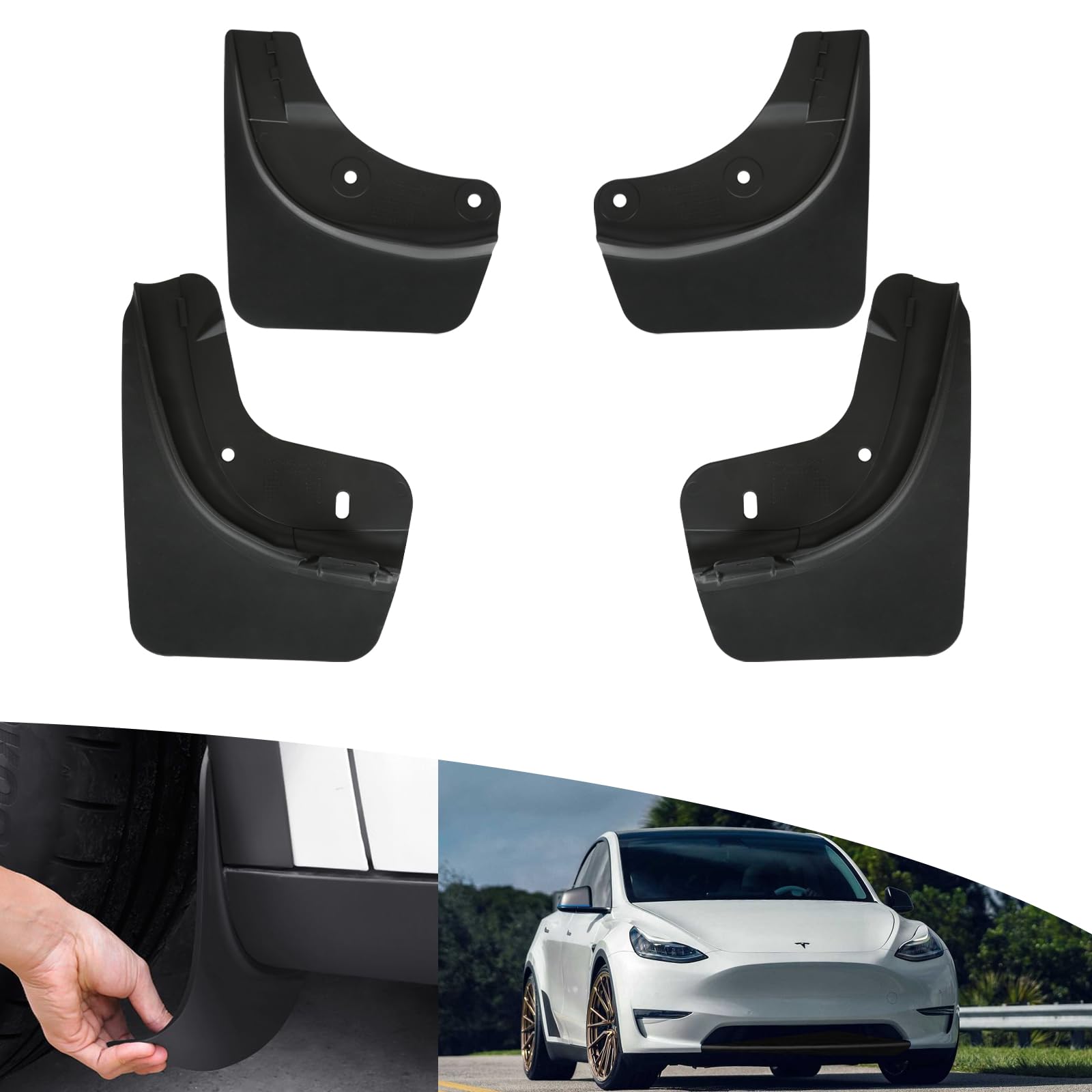 Mua Model Y Mud Flaps for Tesla Model Y Accessories 2024 Mud Flaps Tire ...