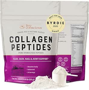 Amazon.com: Collagen Powder by Live Conscious | Hydrolyzed Collagen ...