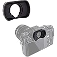 Amazon.com : JJC Viewfinder Eyecup Eyepiece for Fuji Fujifilm X-T5 X-T4 X-T3 X-T2 X-T1 X-H1 X-H2 ...