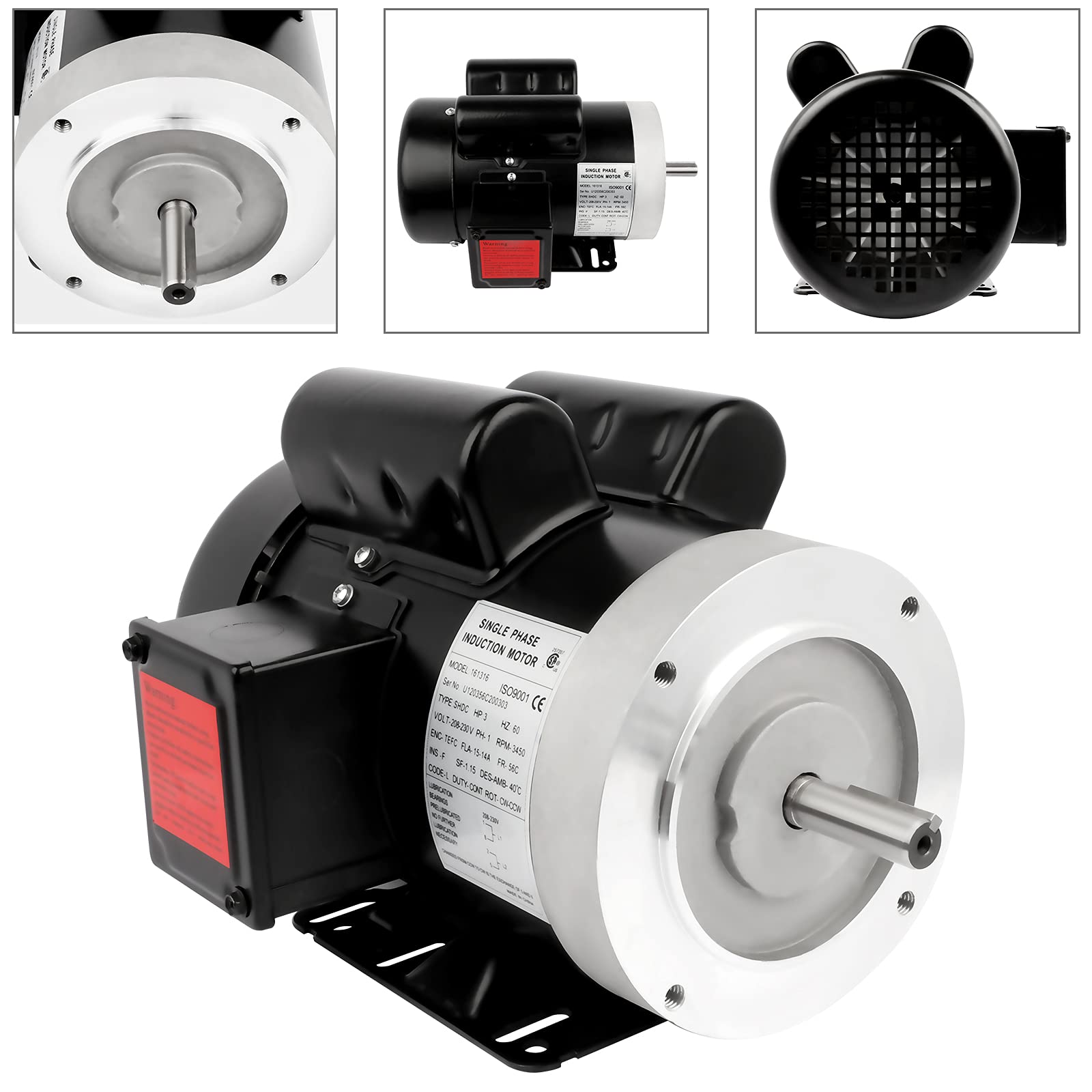 Mua 3HP General Purpose Motor, 3450 RPM Electric Motor, Single Phase ...