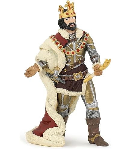 Papo Knights And Horses Papo King Arthur Figure - Highly Detailed Hand ...