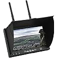 Amazon.com: FPV Monitor, 7 Inch LCD Video Screen 800 x 480 Resolution, 5.8GHz 40CH DVR Function ...