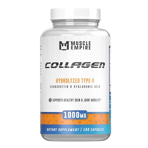 Muscle Empire Collagen Type II Capsules - Hydrolyzed Collagen ...