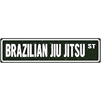 Amazon.com: Brazilian Jiu Jitsu Street Sign Martial Arts Man Cave Cafe ...