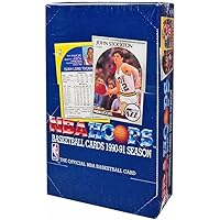Amazon.com: 1990-91 Hoops Basketball Wax Pack Box Series 1 One NBA Card ...