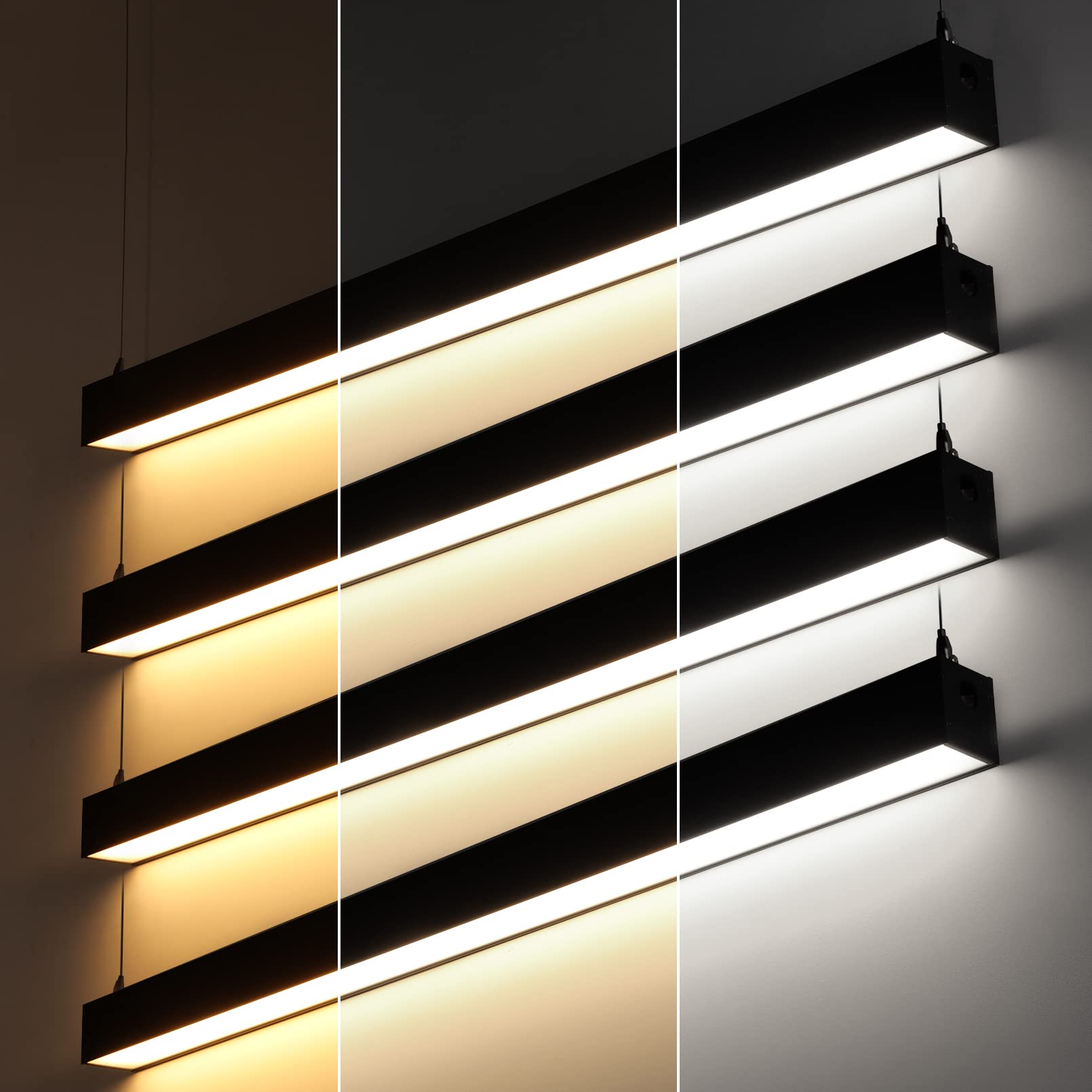 Mua LEONLITE 4FT Linkable LED Linear Light, 3CCT 40W 3000K/4000K/5000K ...