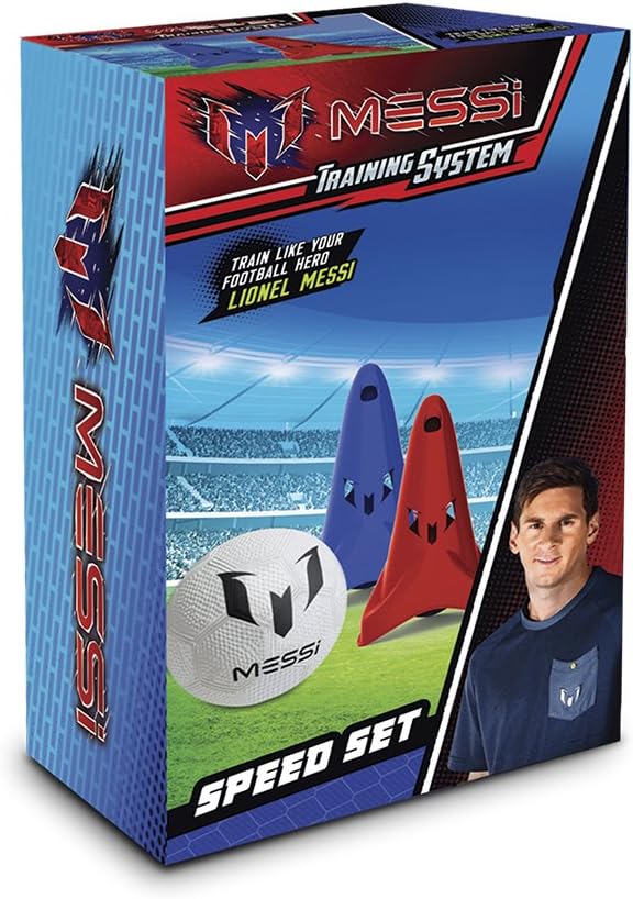 Messi Training System - Speed Set de 2 Conos y 1 balón (Giochi Preziosi ...